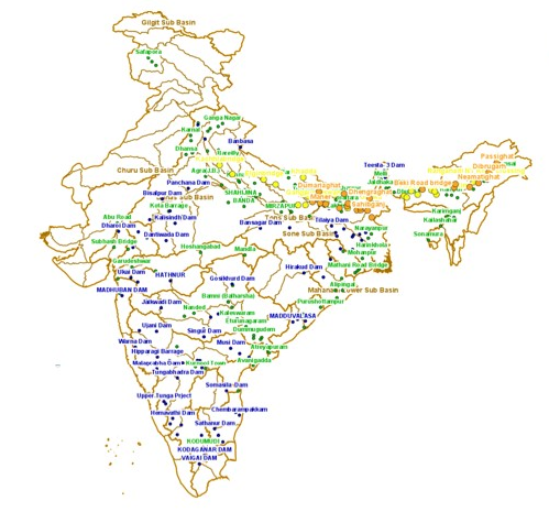 Overview of CWC Flood Monitoring Sites 2018: INDIA – SANDRP