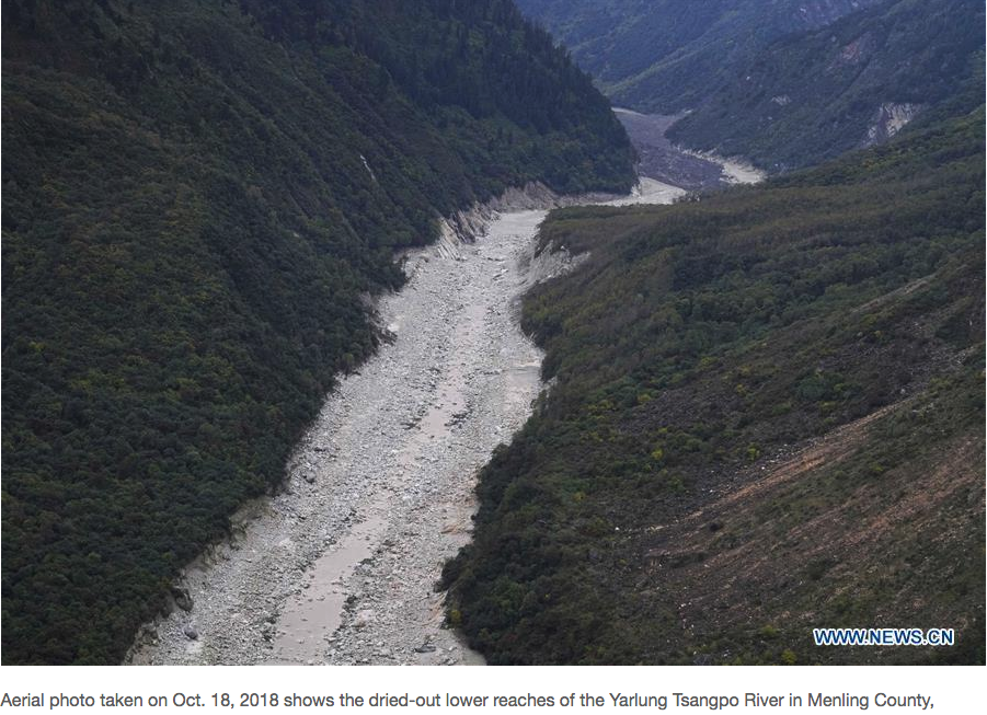 Landslide DAM on Tsangpo creates flood disaster risk for Siang – SANDRP