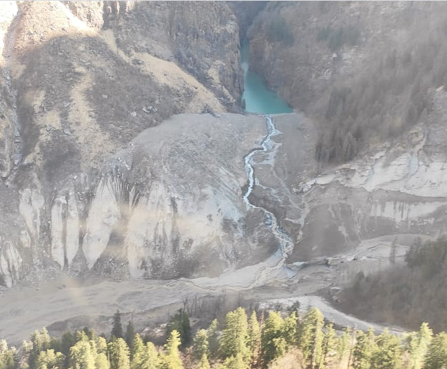 Rishiganga Ground visit report reveals landslide dam & raises questions ...