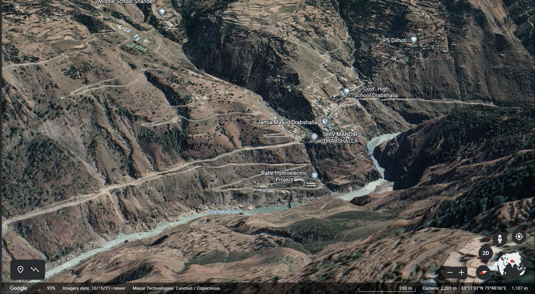 Landslide Disaster at Ratle Hydro Project in Jammu & Kashmir in Oct ...