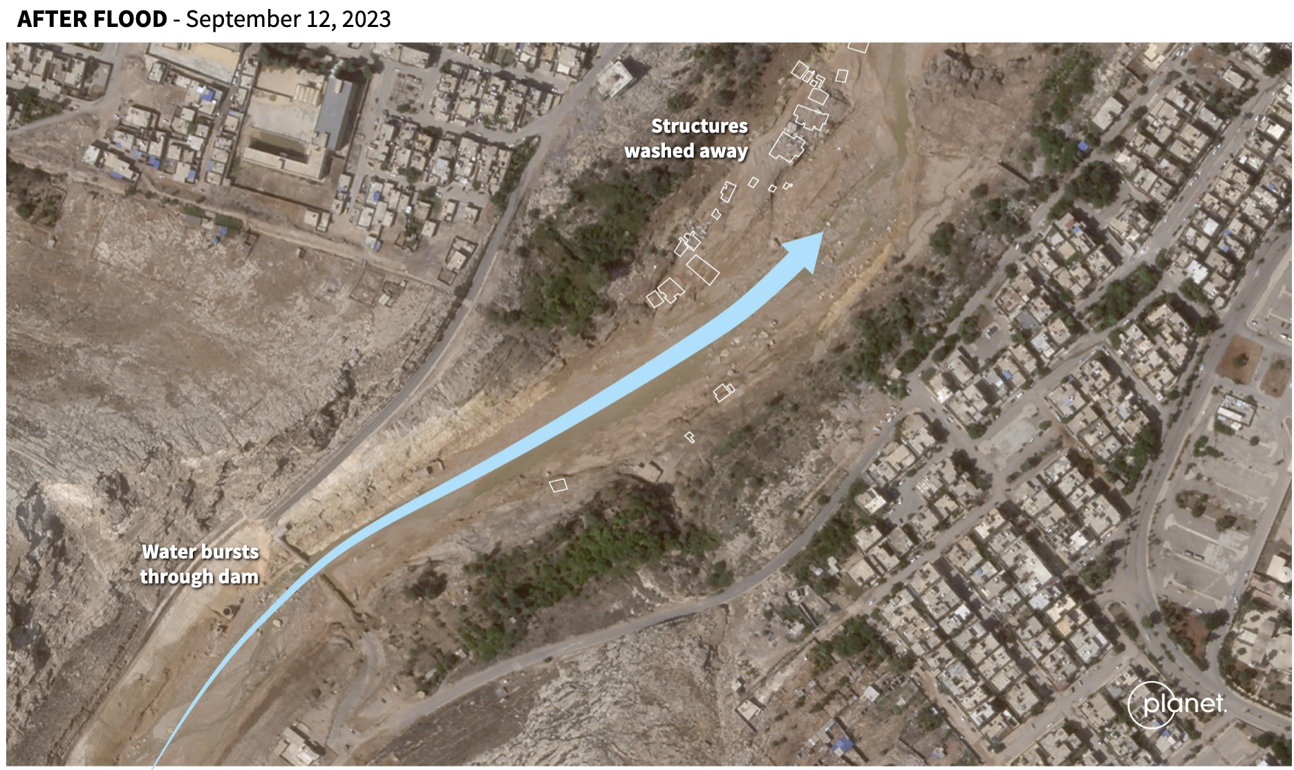 Floods worsened by Dams collapse lead to deaths of thousands in Libya ...