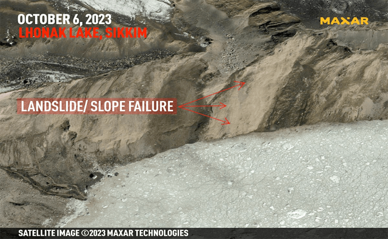 Glacial Lake FLood destroys Teesta-3 Dam in Sikkim, brings wide-spread ...