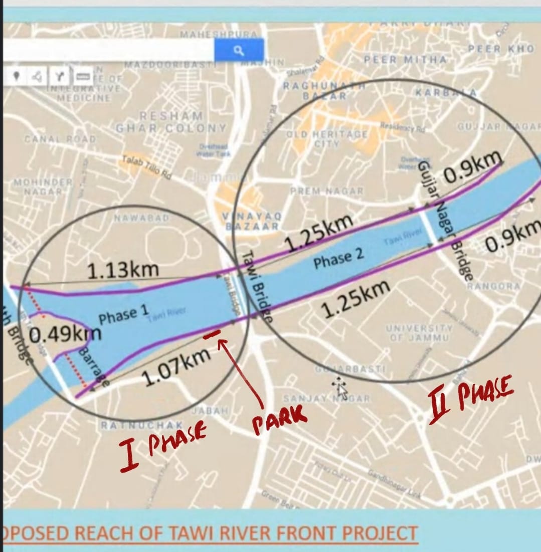 Tawi Barrage & Riverfront Projects in Jammu destroying river, inviting ...