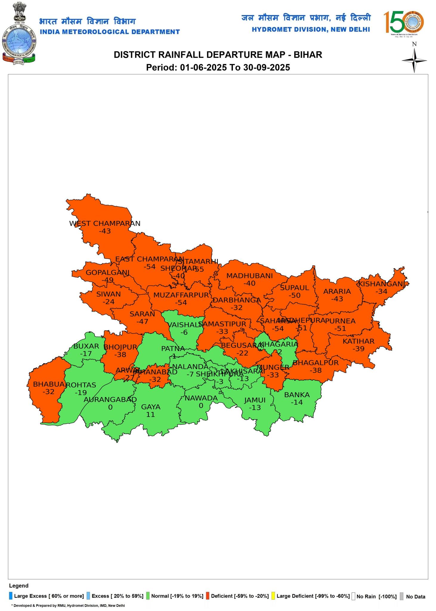 SW Monsoon 2025: District wise rainfall in India – SANDRP